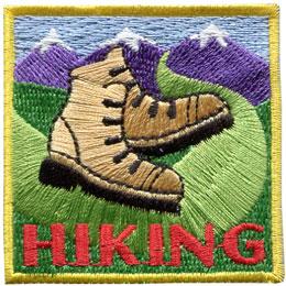 Hiking Kilometers Set (Iron On) Embroidered Patch Set by E-Patches & Crests